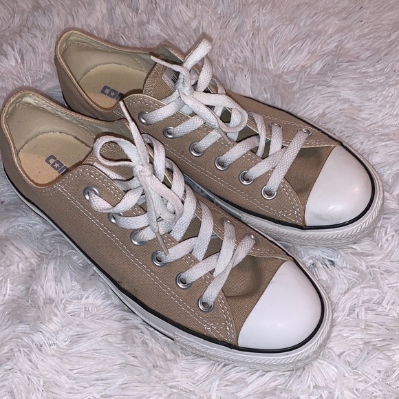 Converse | Shoes | Tan Converse Chuck Taylor All Stars Sneakers | Poshmark